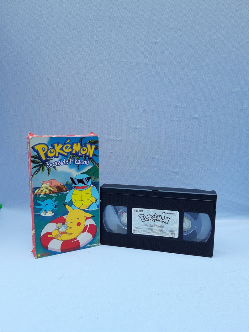 Pokemon VHS. Seaside Pikachu 1997. 3 Episodes Plus Full-length Pokerap ...
