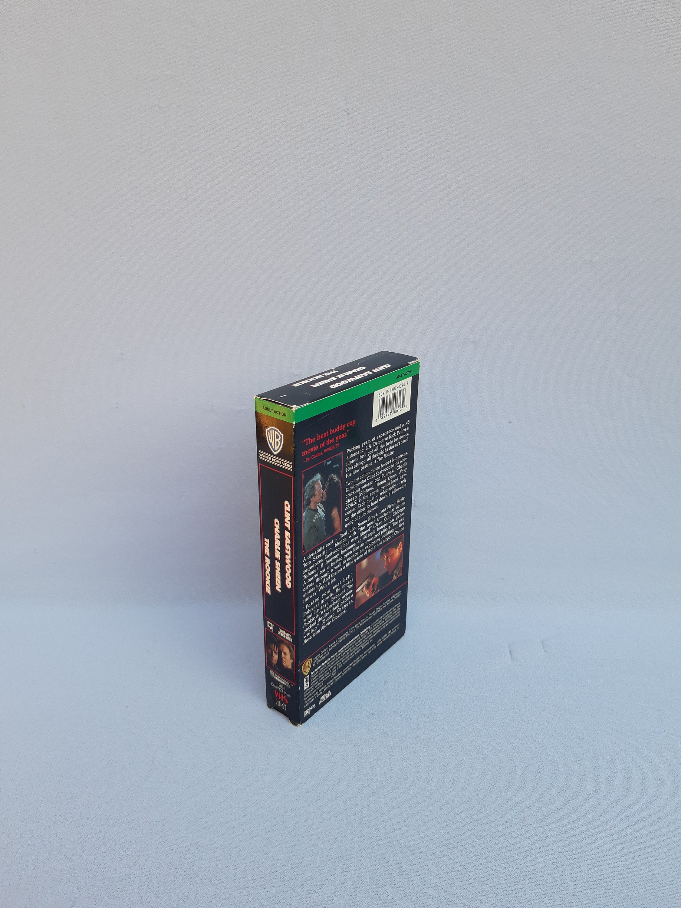 The Rookie 1990 VHS. Clint Eastwood, Charlie Sheen Buddy Cop Movie ...