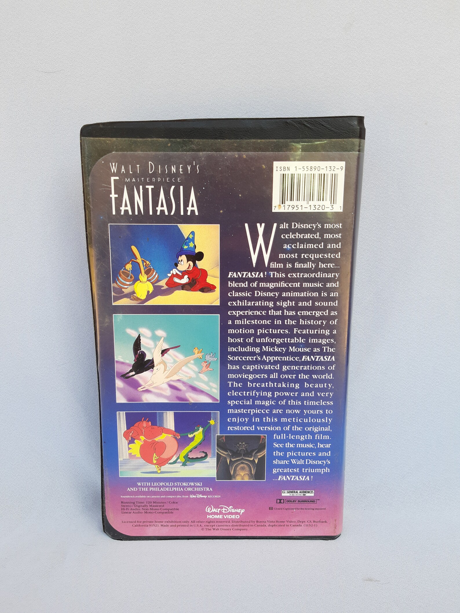 Fantasia 1940 VHS Disney Masterpiece | Etsy