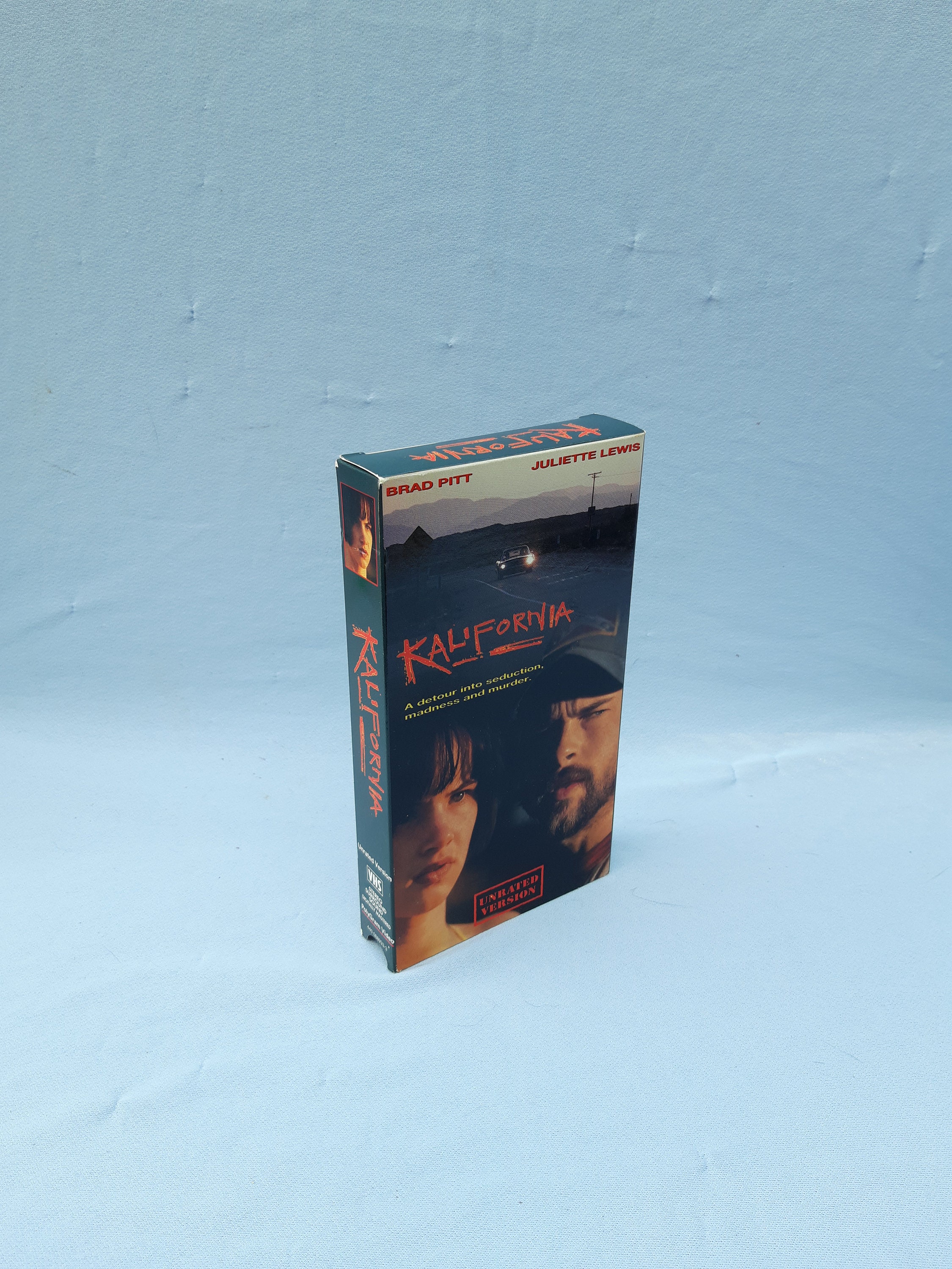 Kalifornia 1993 VHS. Unrated Version. Brad Pitt, David Duchovny ...