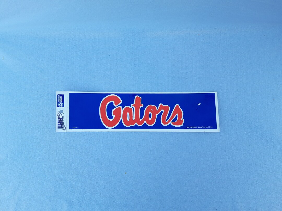 Vintage Florida Gators Bumper Sticker. Collegiate Licensed - Etsy