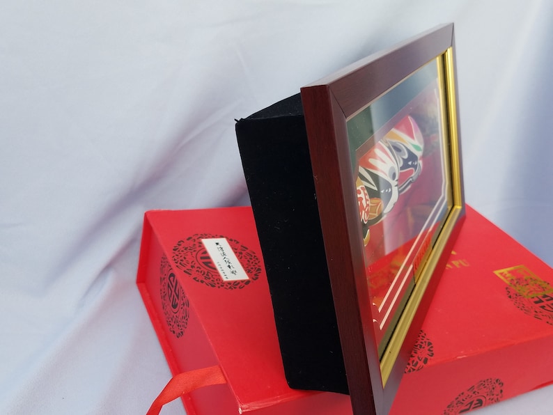 Chinese Opera Masks in Display Case. Zhong Guo Jing Ju Lian Pu | Etsy