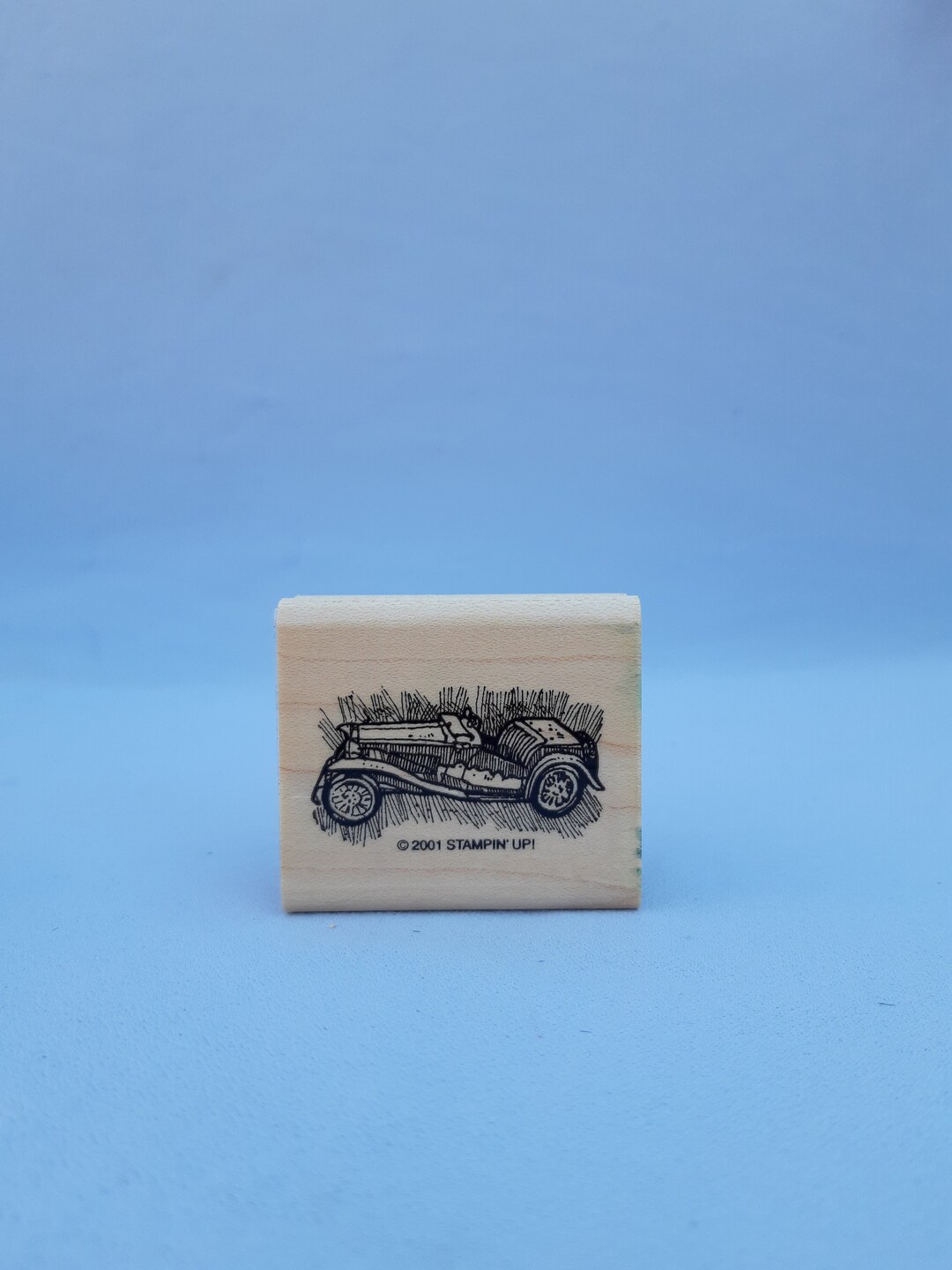 Vintage Car Rubber Stamp. Roadster. Stampin' up 2001. VG. 2''x 2 ...