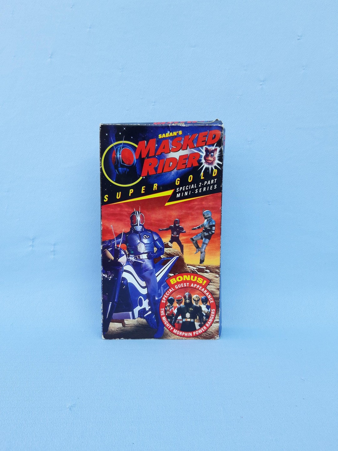 Saban's Masked Rider VHS. Super Gold Special 2-part Mini-series. 1995 ...
