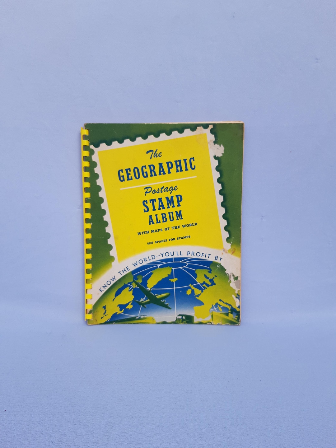 1961 the Geographic Postage Stamp Album. With Maps of the World. Used ...