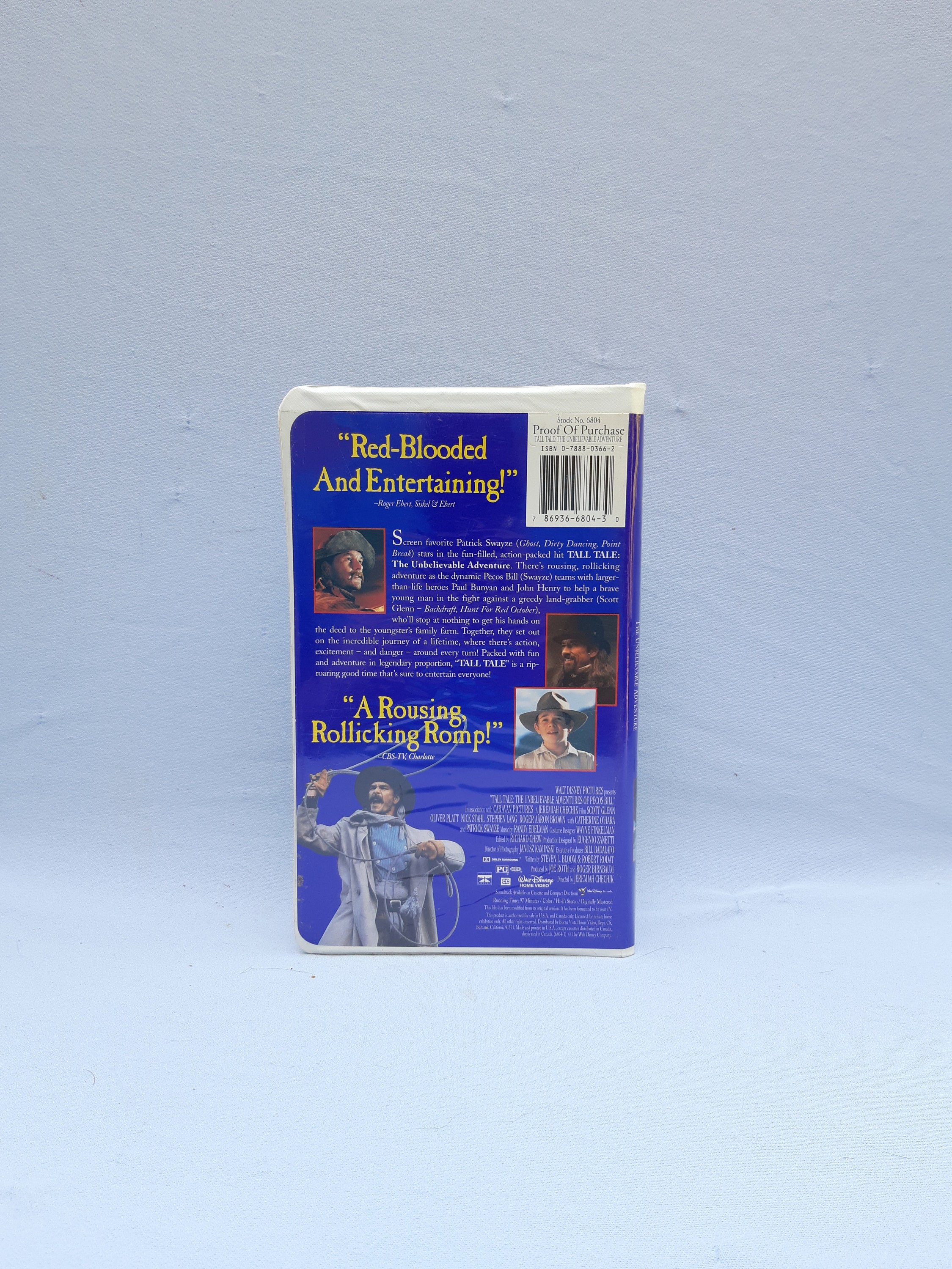 Tall Tale 1995 VHS. Patrick Swayze Catherine O'hara. - Etsy