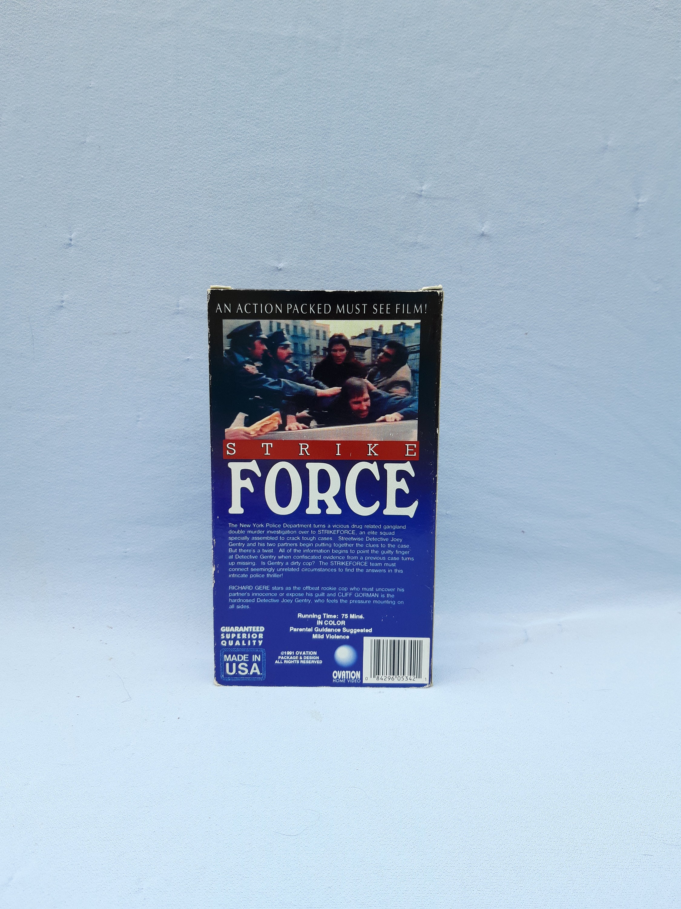Strike Force 1975 VHS. Richard Gere Crime Drama. 1991 - Etsy