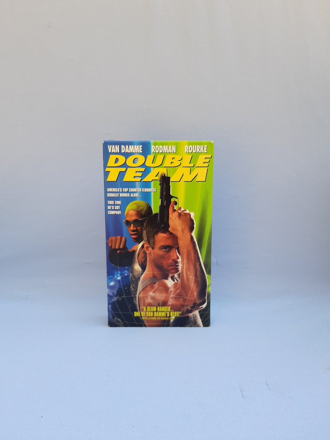 Double Team (1997) VHS. Van Damme, Dennis Rodman, Mickey Rourke ...