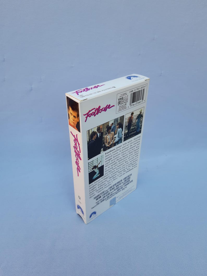 Footloose (1984) VHS. Paramount Home Video, 1997. Kevin Bacon. - Etsy