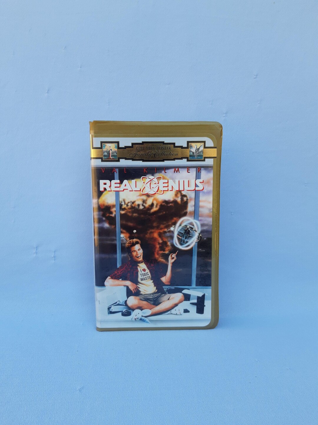 Real Genius (1985) on VHS. Clamshell Case. 1996, Tristar Home Video ...