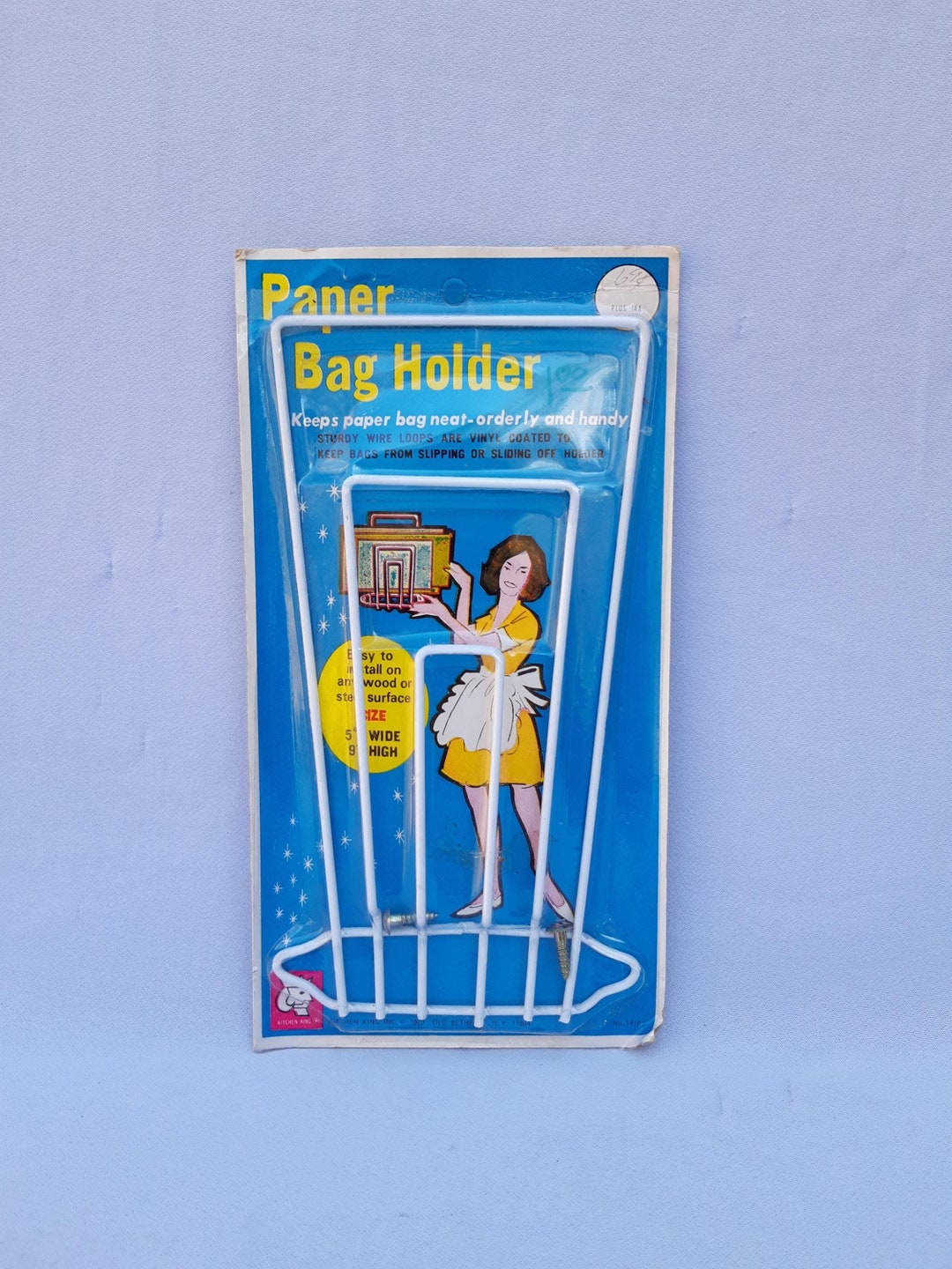 Paper Bag Holder From 1970 in Original Packaging. Kitchen King Inc. Old ...