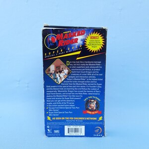 Saban's Masked Rider VHS. Super Gold Special 2-part Mini-series. 1995 ...