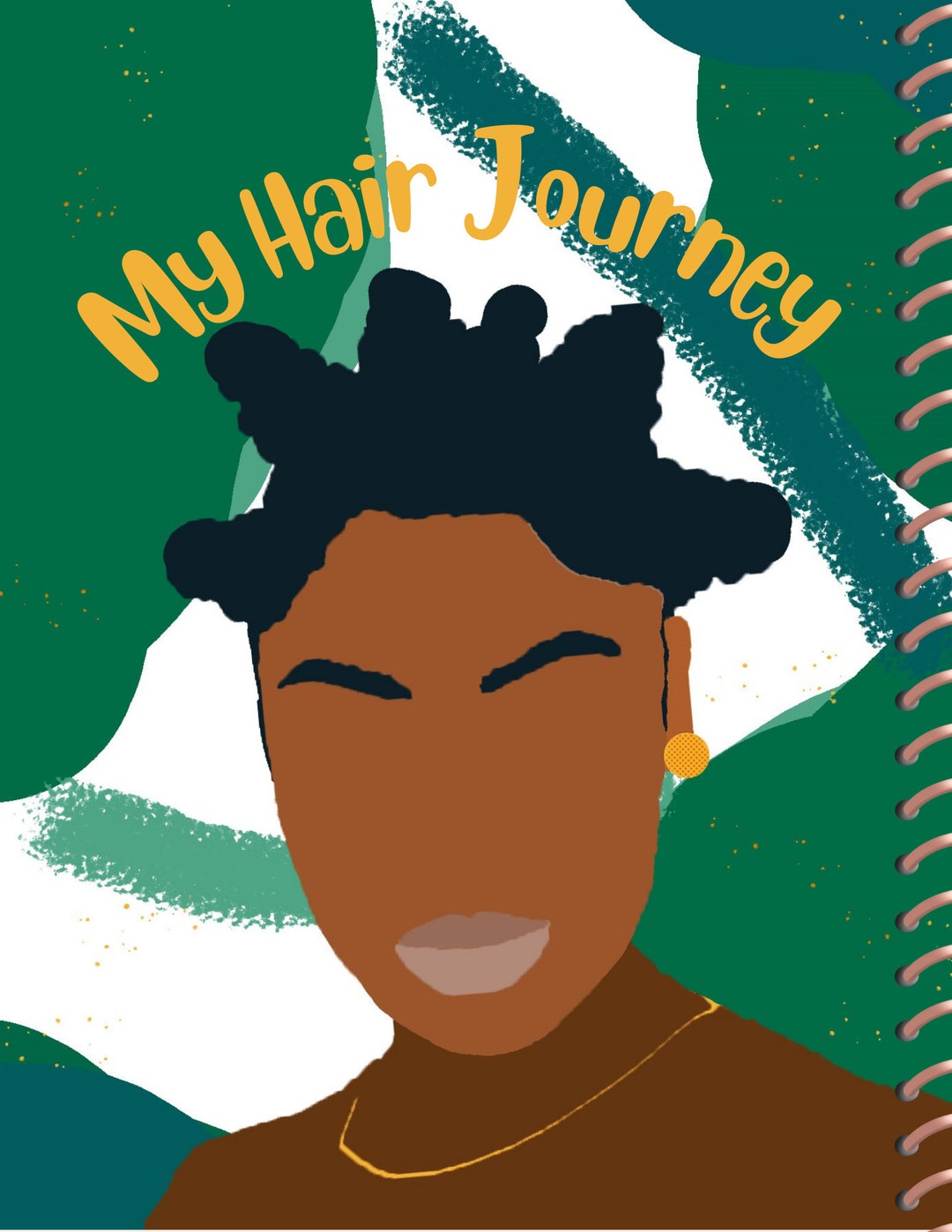 How I Rock My Golden Crown Hair Journal | Digital Natural Hair Journal ...