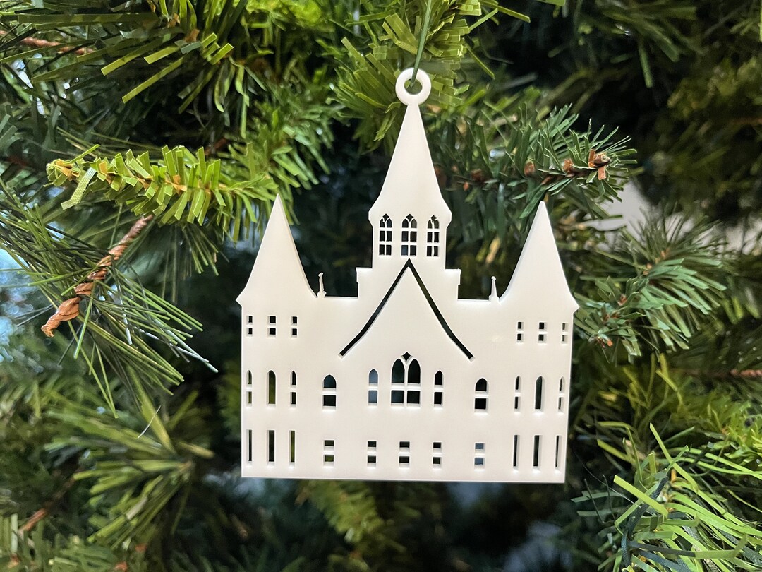 Provo City Center, UT Temple Shape Tree Ornament - Plastic (white ...