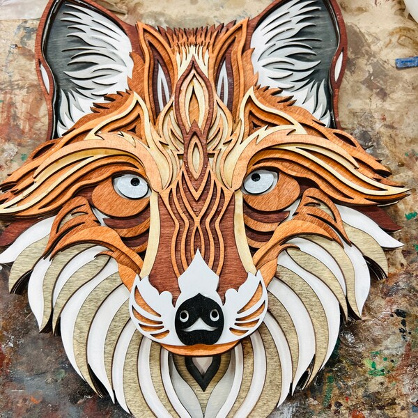 Layered Wood Art - Etsy