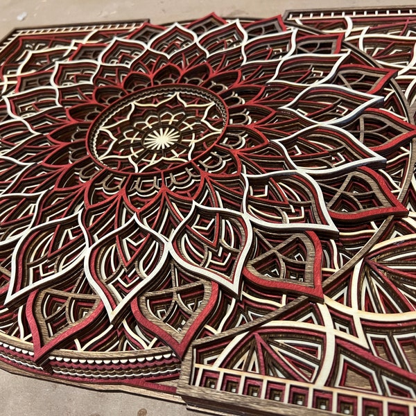 Layered Wood Art - Etsy