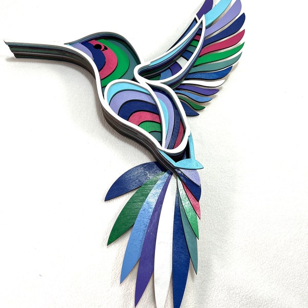 3d Hummingbird Wall Decor - Etsy