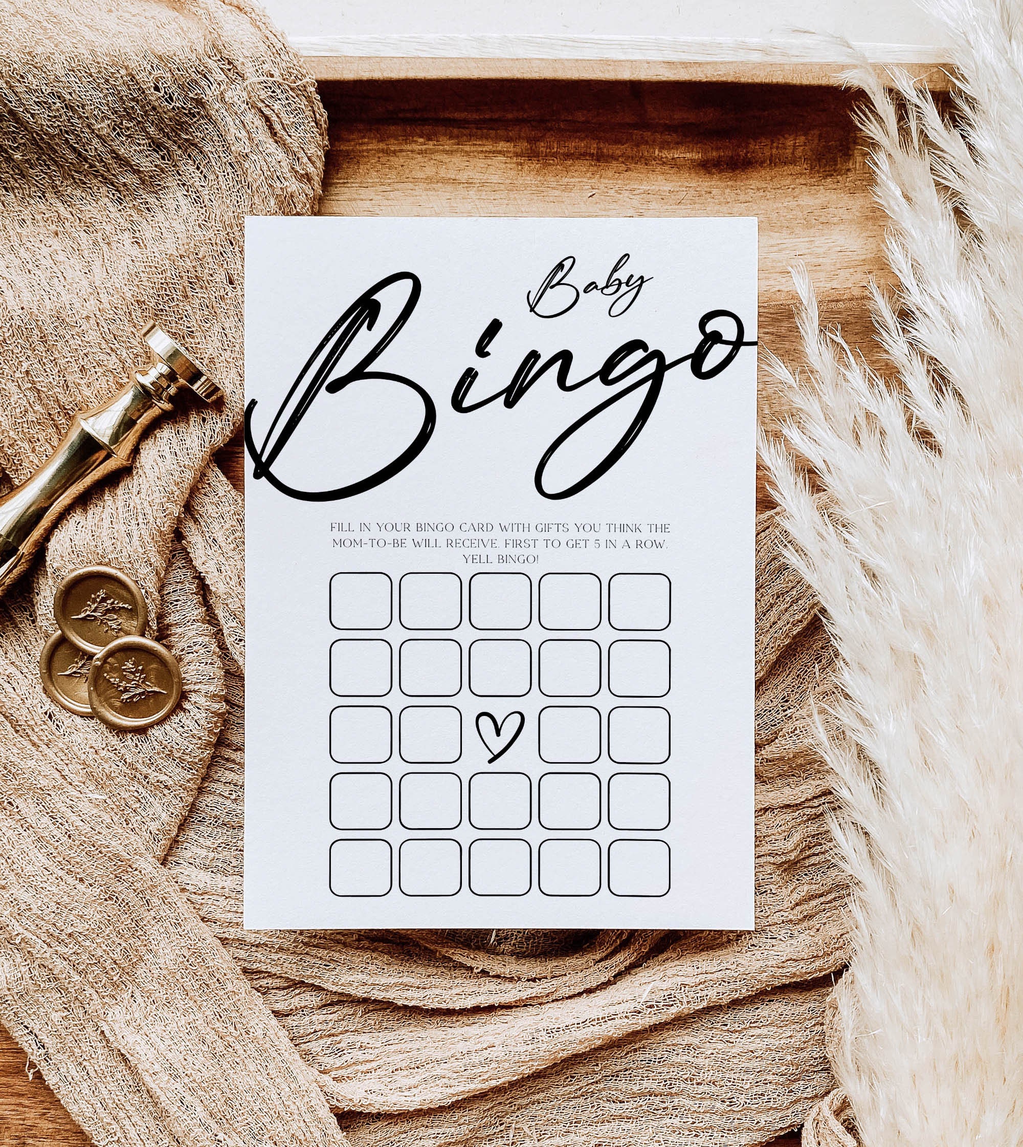 Baby Bingo Game Baby Bingo Cards Baby Shower Game Baby Bingo Blank Baby ...