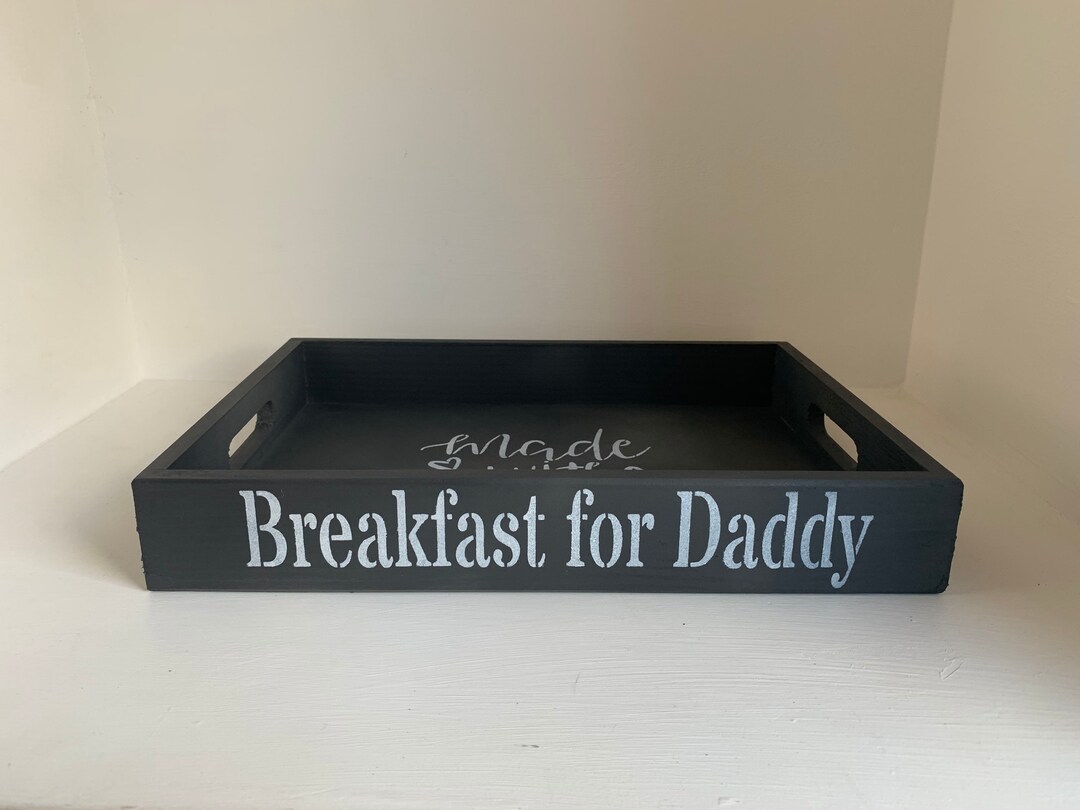 Breakfast for Daddy Breakfast for Dad Breakfast Tray Fathers - Etsy