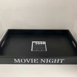 Personalised Movie Night Snack Trays Kids Sleepover Decorative - Etsy