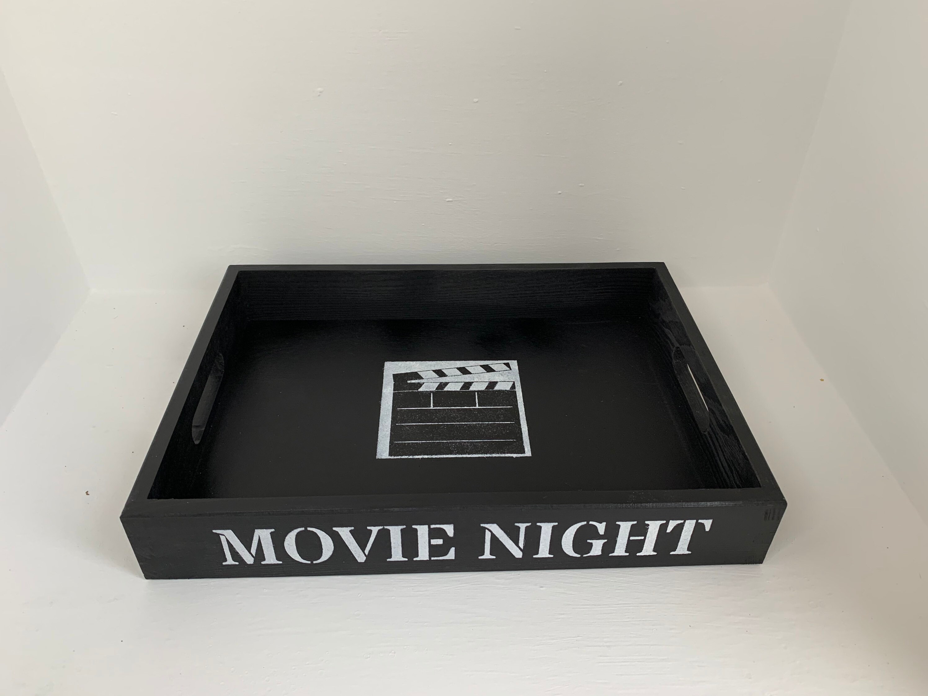 Personalised Movie Night snack trays kids sleepover | Etsy