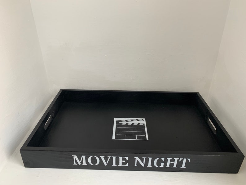 Personalised Movie Night Snack Trays Kids Sleepover Decorative - Etsy