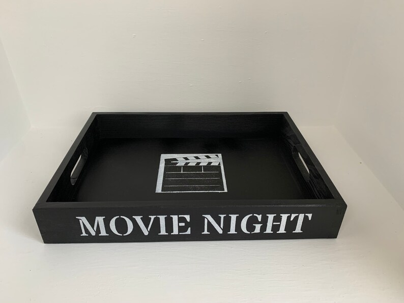 Personalised Movie Night Snack Trays Kids Sleepover Decorative | Etsy
