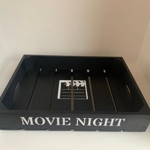Personalised Movie Night Snack Trays Kids Sleepover Decorative - Etsy