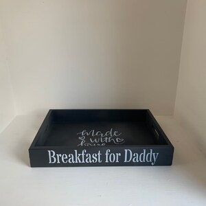 Breakfast for Daddy Breakfast for Dad Breakfast Tray Fathers - Etsy