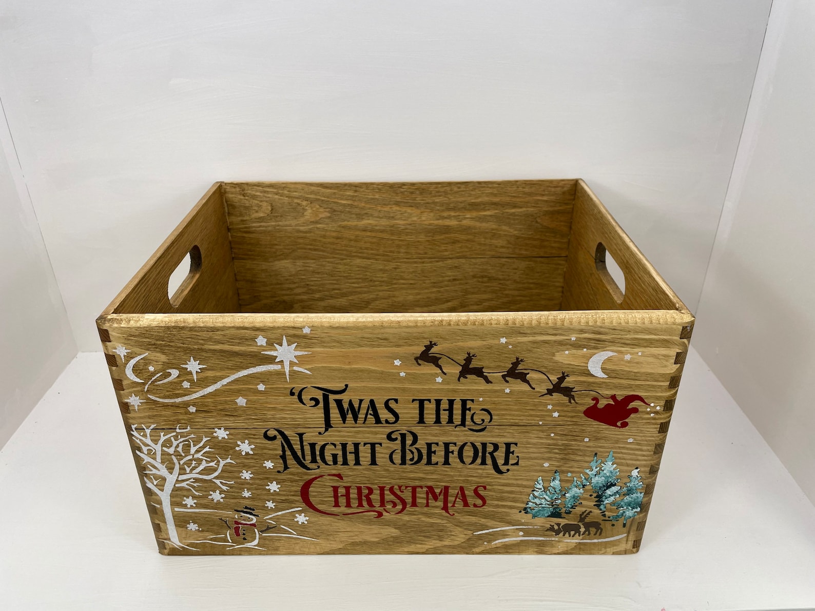 Twas the Night Before Christmas Personalised Large Christmas - Etsy