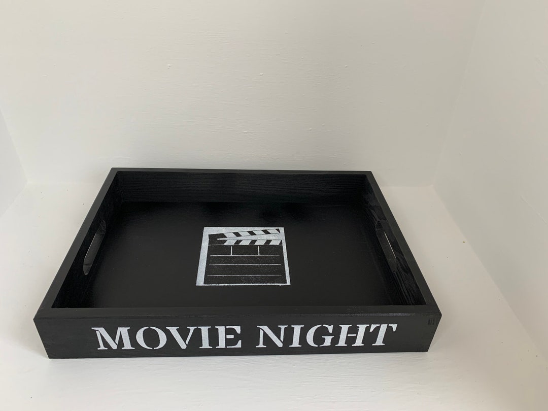 Personalised Movie Night Snack Trays Kids Sleepover Decorative - Etsy