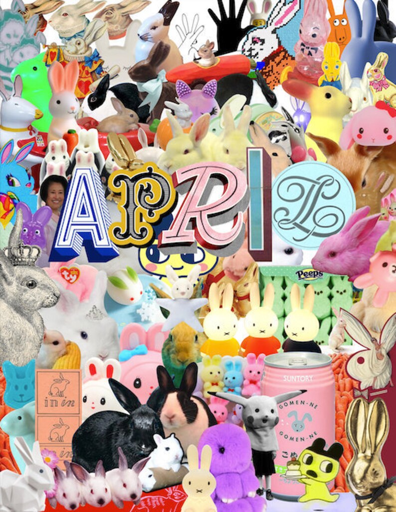 April Collage - Etsy