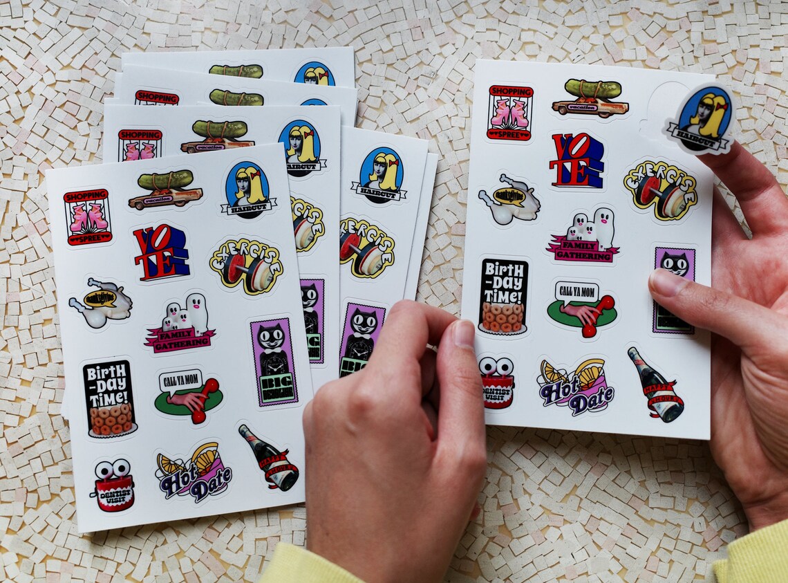 2021 Event Reminder Sticker Sheet - Etsy