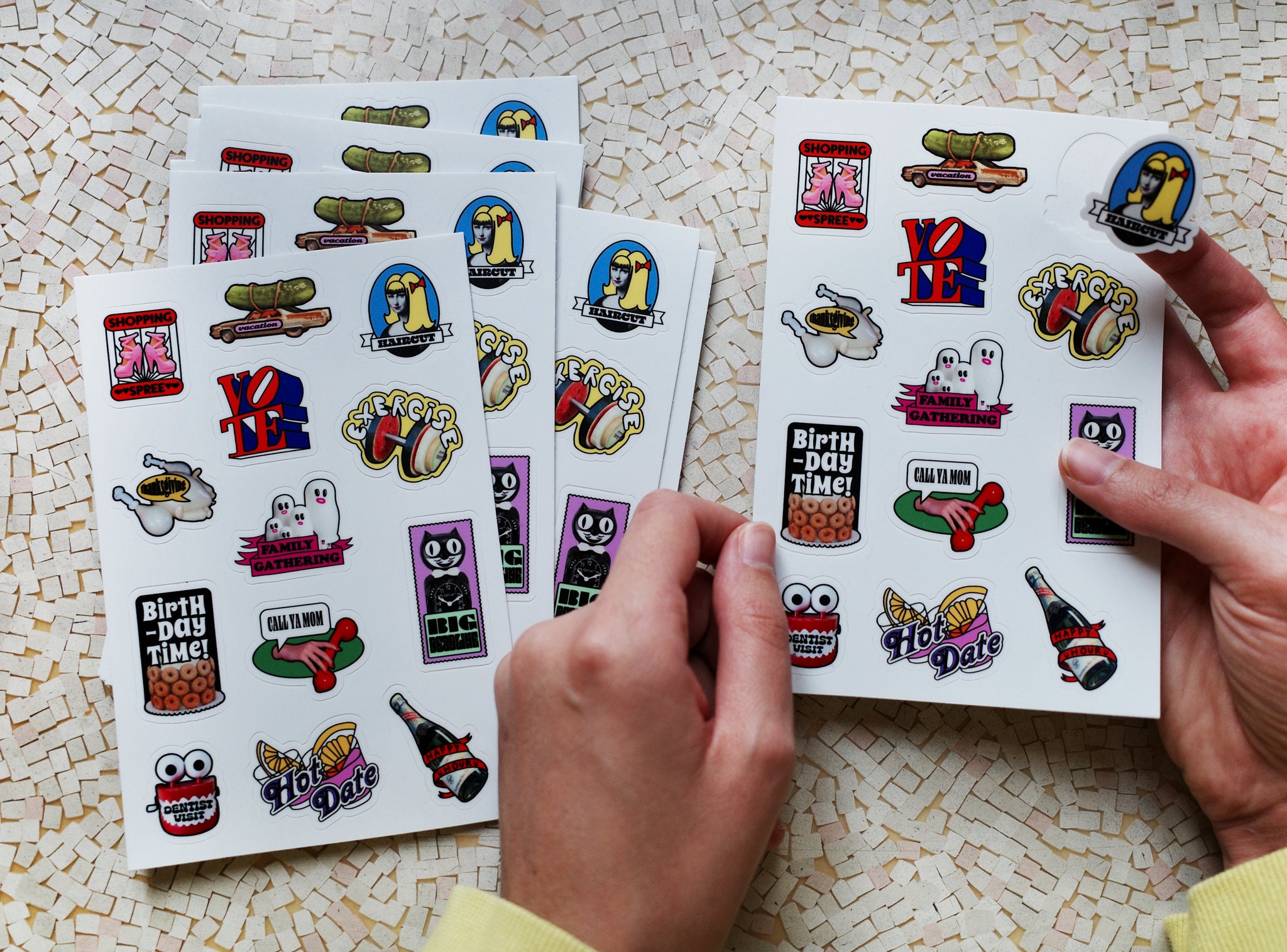 2021 Event Reminder Sticker Sheet - Etsy