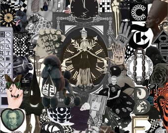 October Collage | Etsy