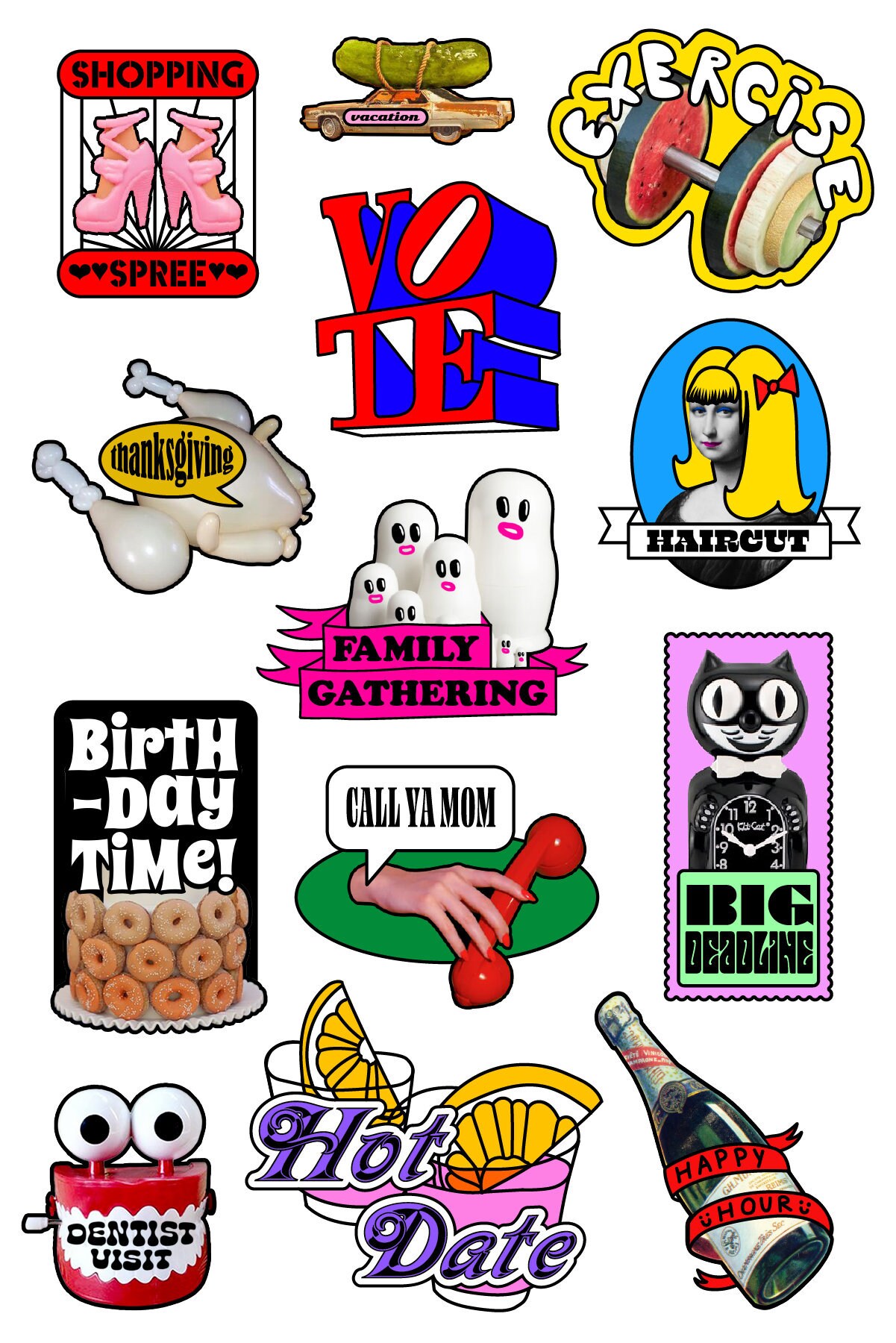 2021 Event Reminder Sticker Sheet - Etsy