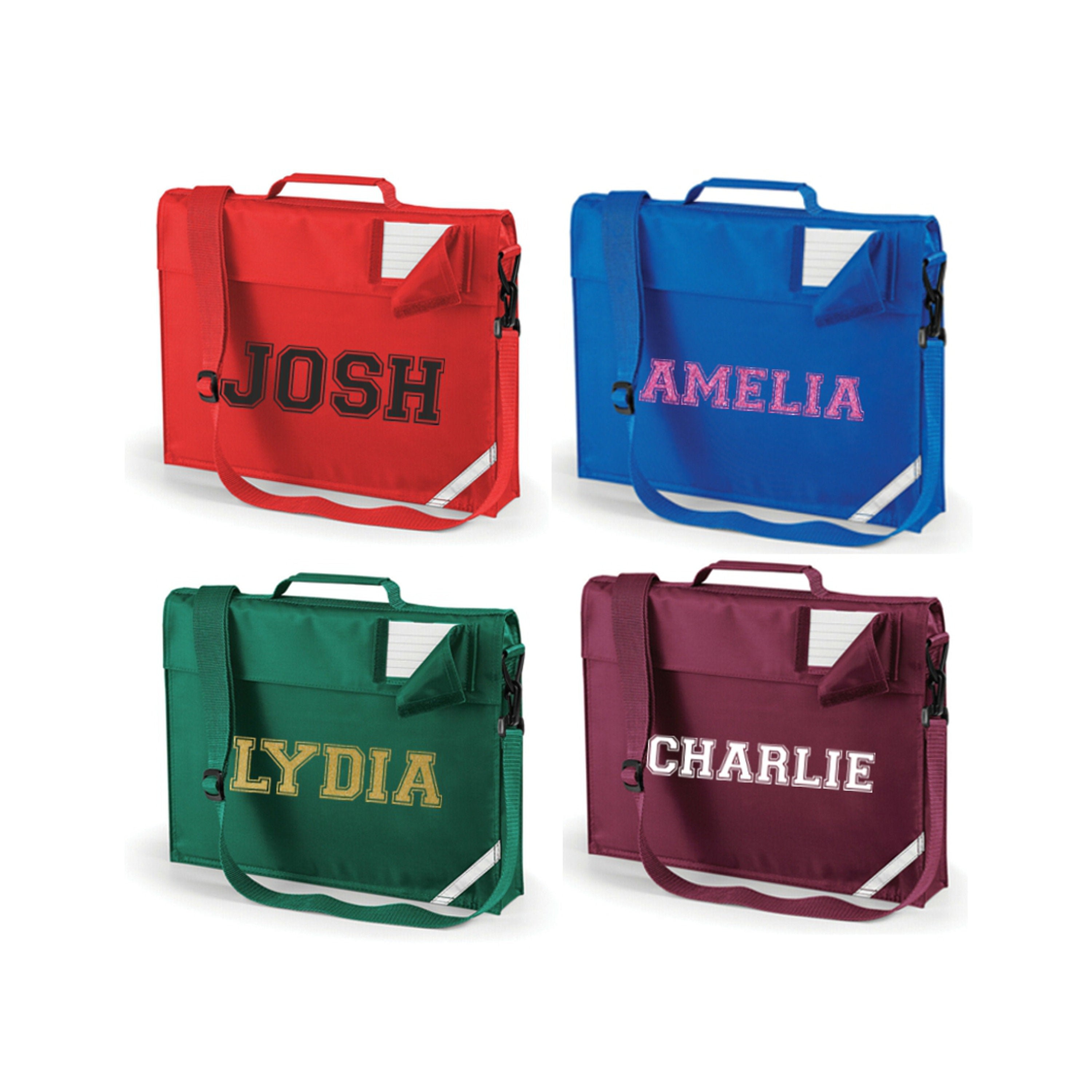 Personalised Varsity Book Bag Junior with Strap Back to School | Etsy