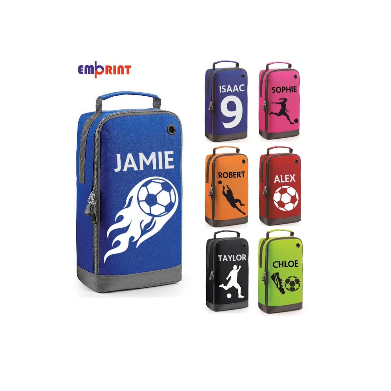 Personalised Football Boot Bag Boys Girls Customised Kids - Etsy UK