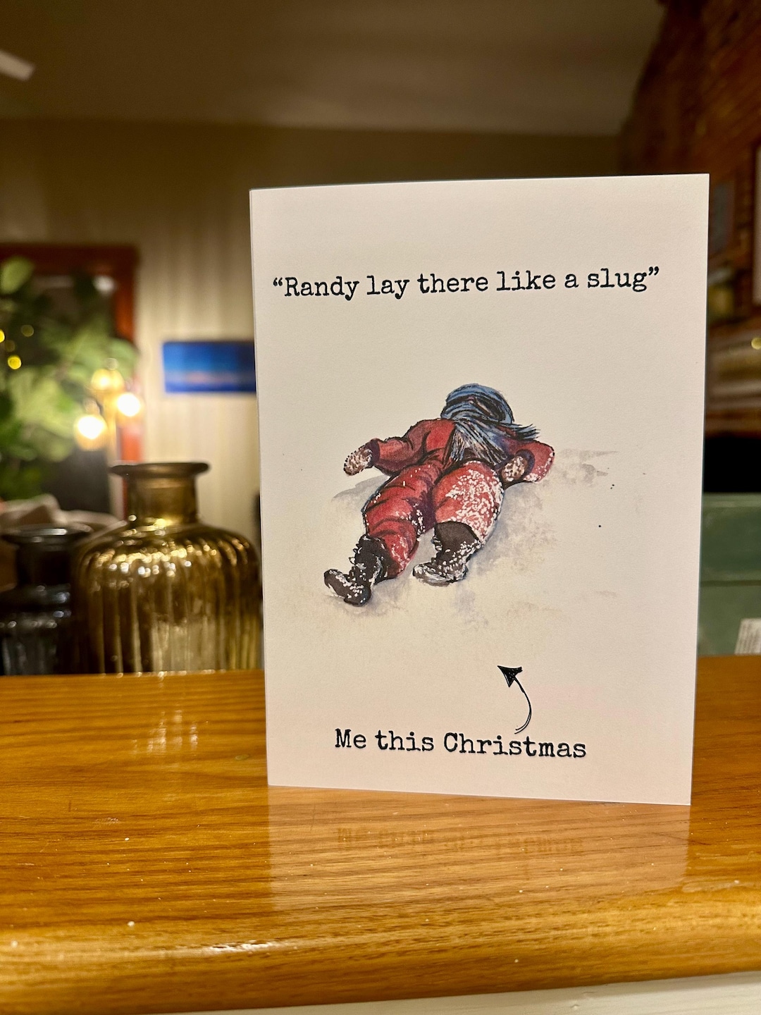 Christmas Story Holiday Card - Etsy