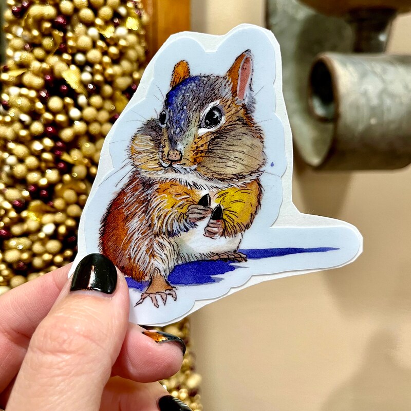 Chipmunk Art - Etsy
