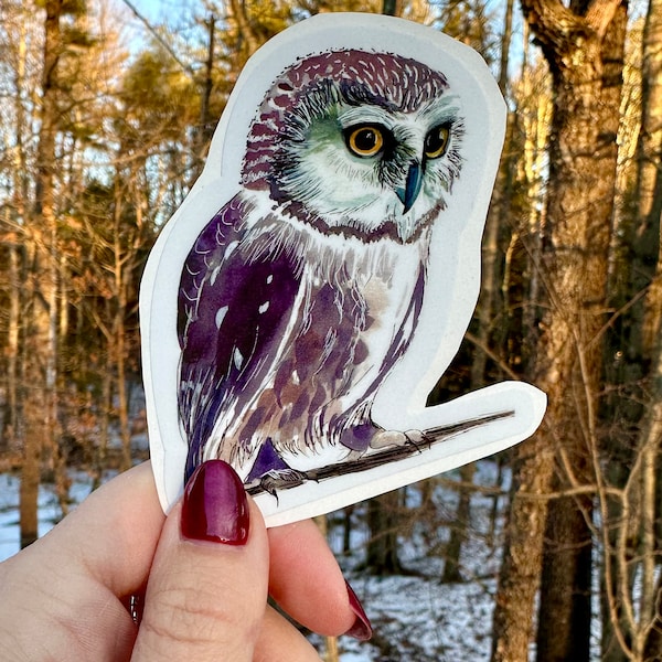 Owl Car Decal - Etsy
