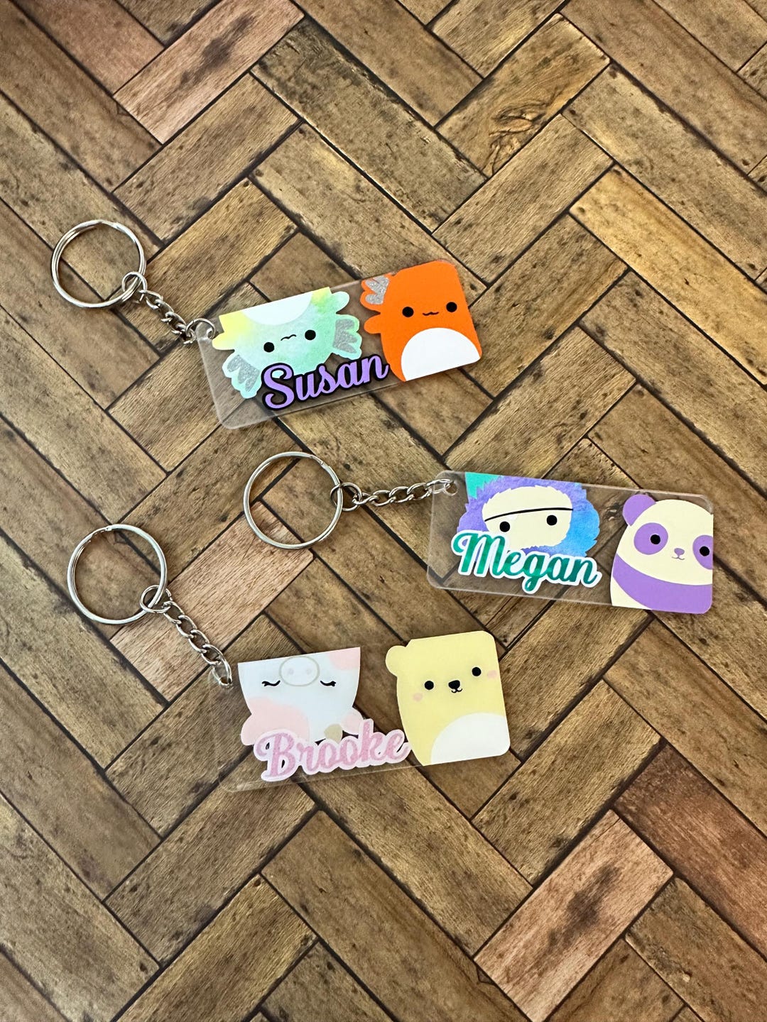 Squishmallow Customizable Name Keychain (1 Pc) - Etsy