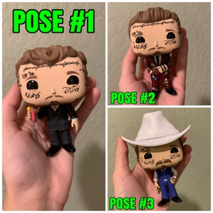 Post Malone Hand Painted Custom Funko Pop Figurines From My my Little ...