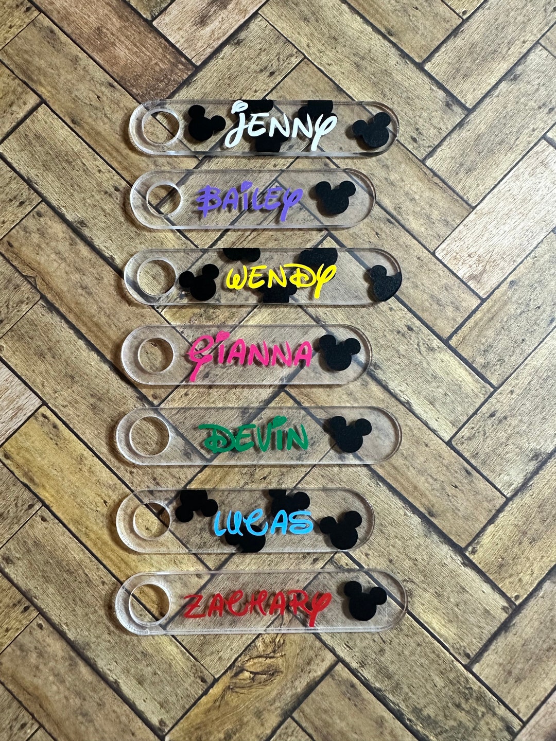 Custom Mickey Themed Stanley Name Plate (1pc) - Etsy