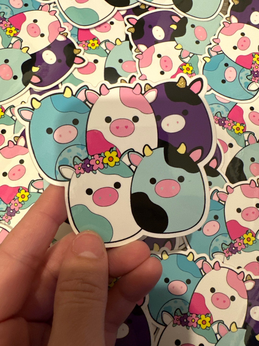 Cows Squishmallow Sticker - Etsy
