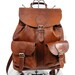 LEATHER BACKPACK Brown Leather Rucksack Large Backpack - Etsy