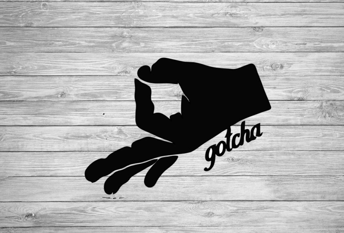 Gotcha game Car decal funny decal decal humor gotcha | Etsy