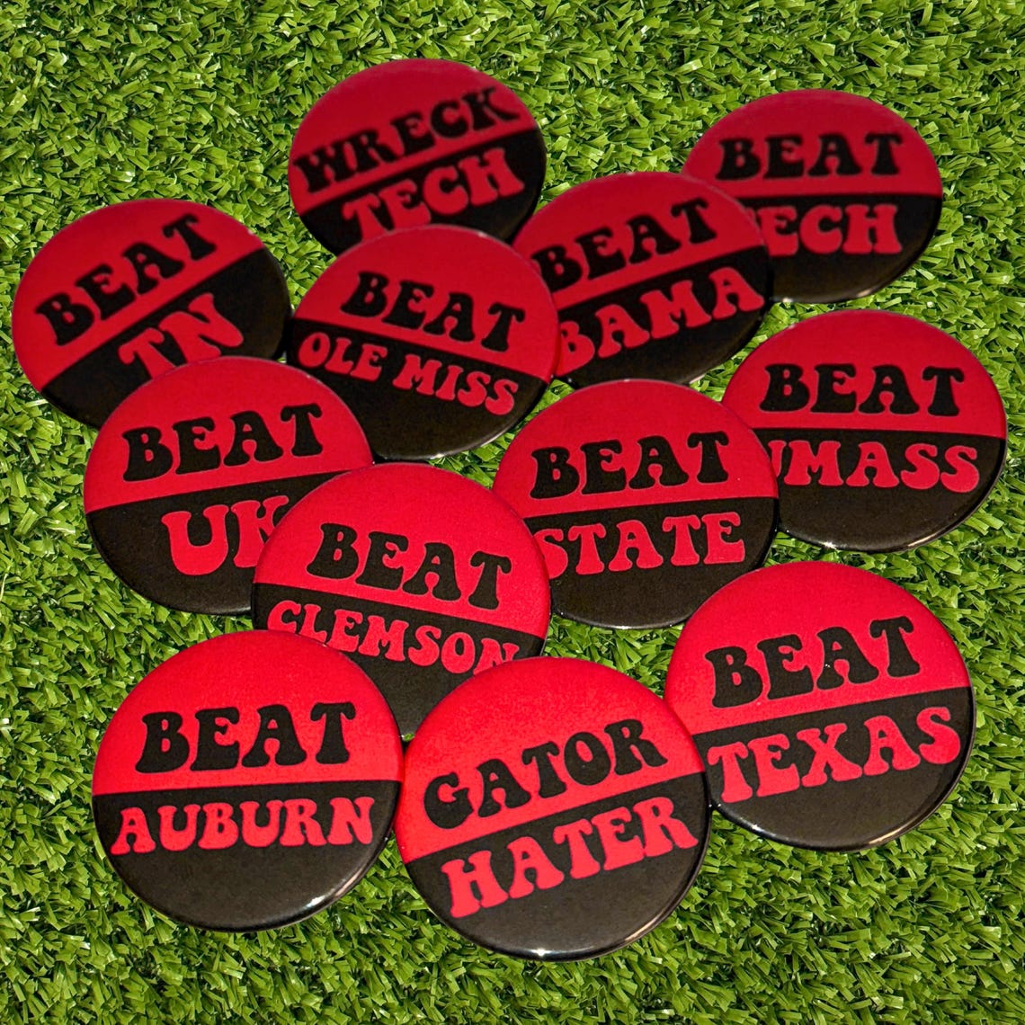 2025 UGA BEAT OPPONENT Buttons - Etsy