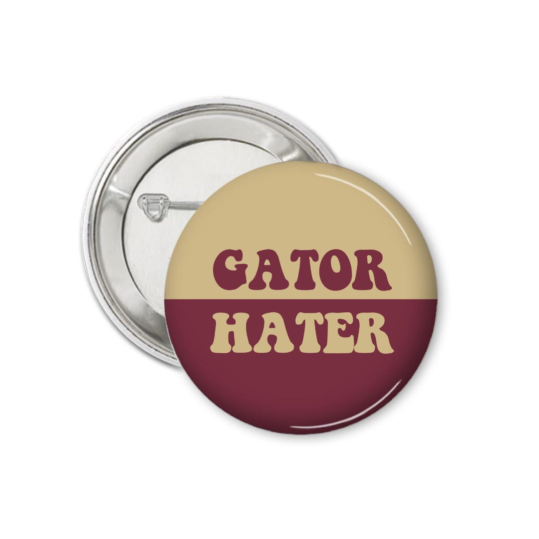 GATOR HATER Gameday Button Florida Hate 2025 Football Season Opponents ...