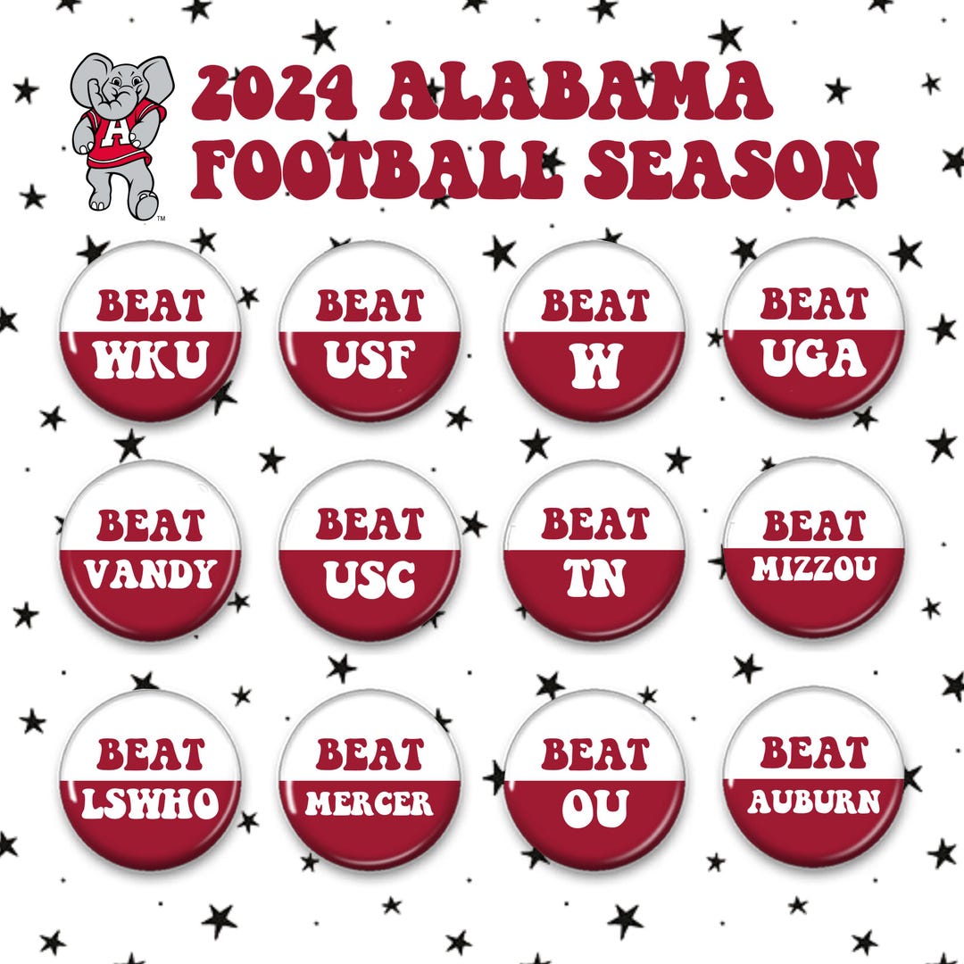 2024 BAMA BEAT OPPONENT Buttons - Etsy